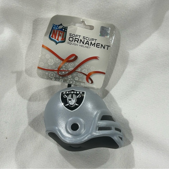 NFL | Holiday | Las Vegas Raiders Nfl Football Soft Scupt Ornament ...